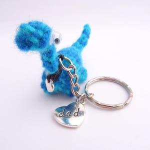 Dad Gift Father's Day Charm Dinosaur Keyring Keychain Kawaii Unusual ...