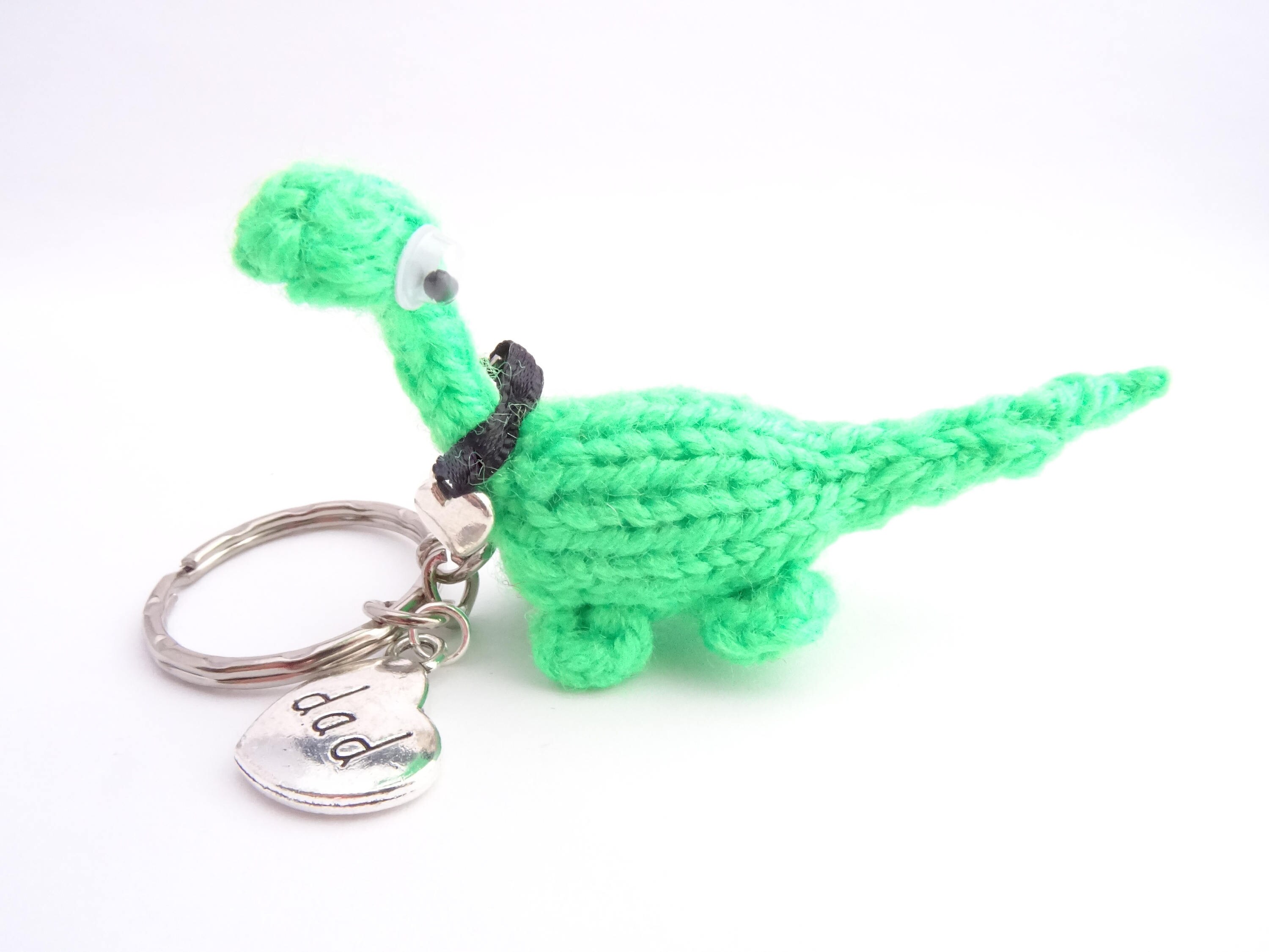 Father's Day Gift Dad Charm Dinosaur Keyring Keychain Kawaii Unusual ...