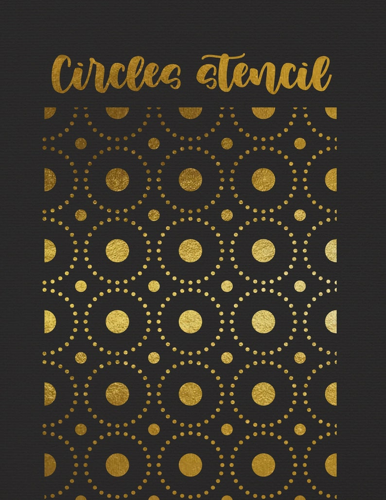 SVG/ PNG Circle Stencils - Etsy