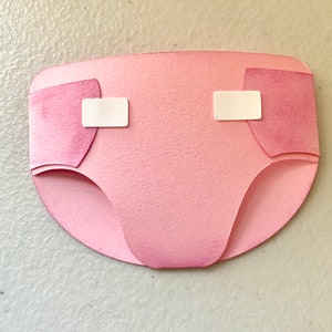 SVG Baby Diaper in Two Card Designs Plus One Cutout Design - Etsy