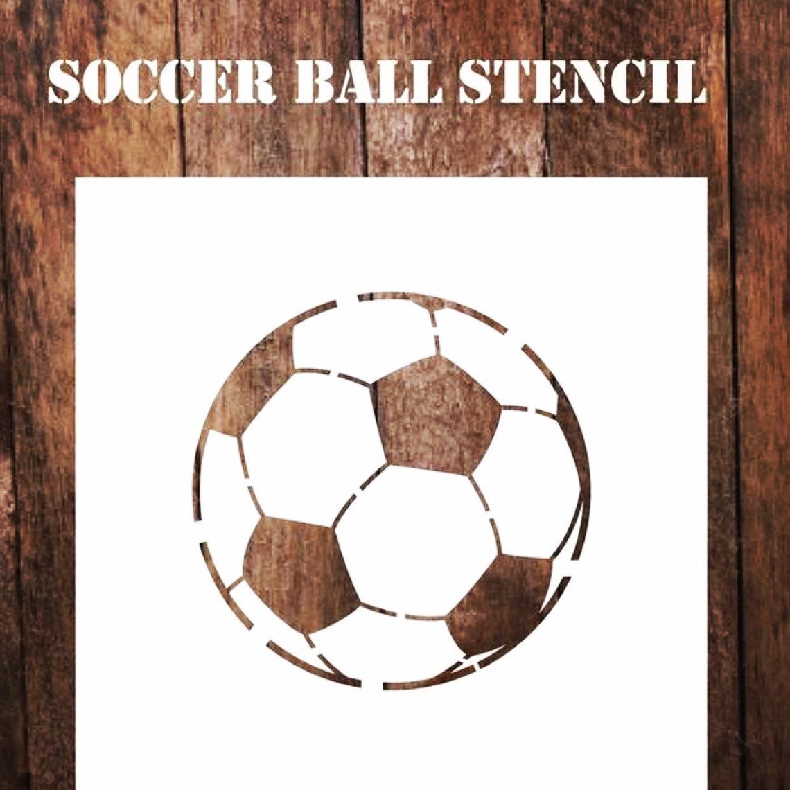 Digital File PNG and SVG Soccer Stencil File - Etsy UK