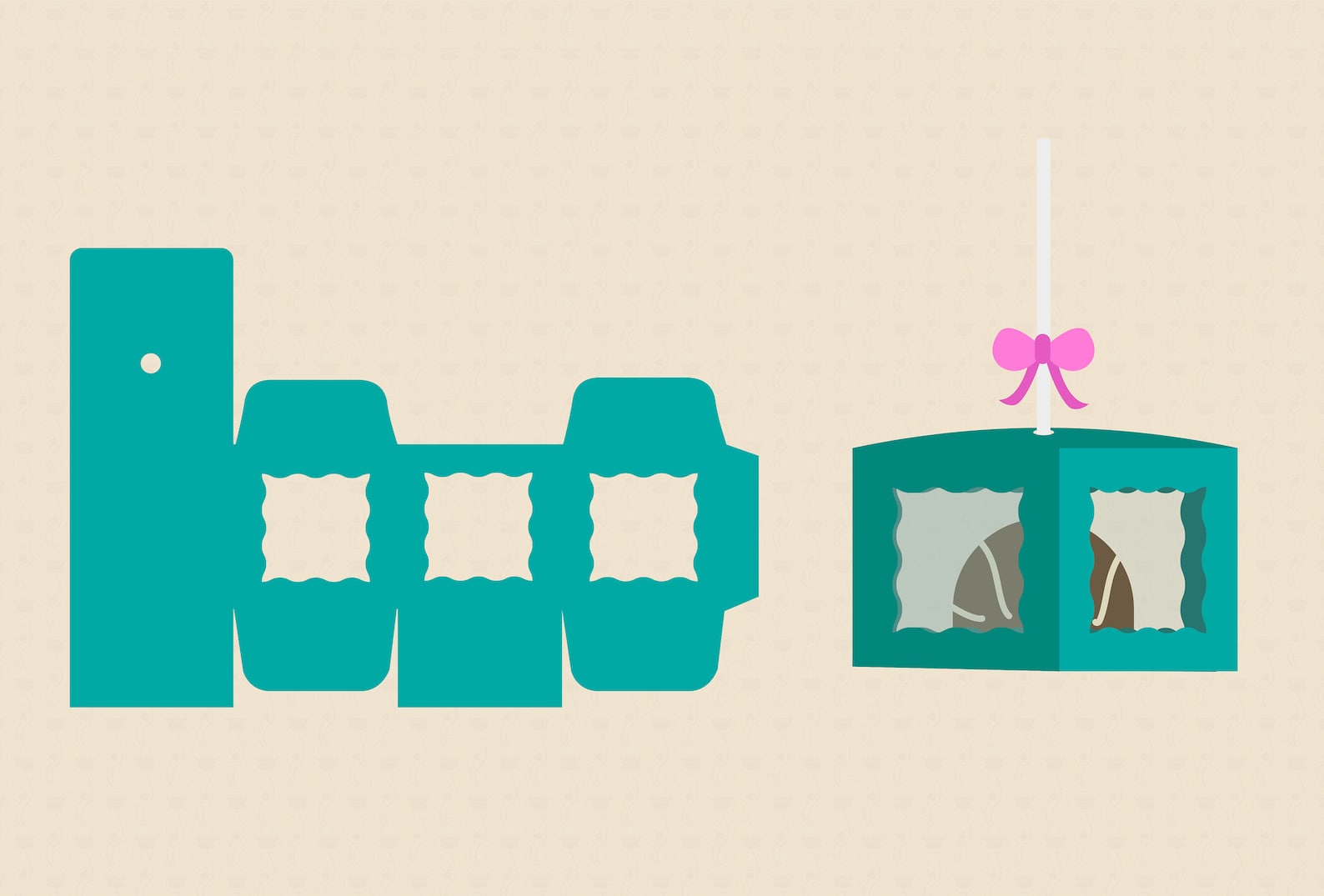 SVG Cake Pops Box | Etsy