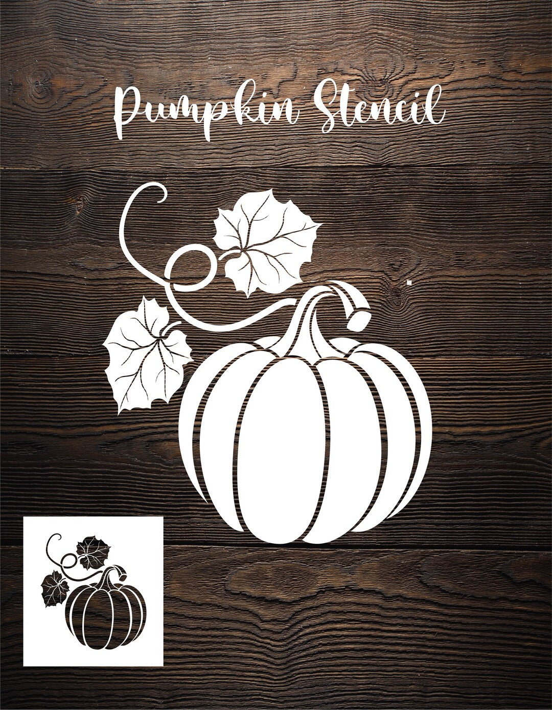 SVG/PNG Pumpkin Stencil - Etsy
