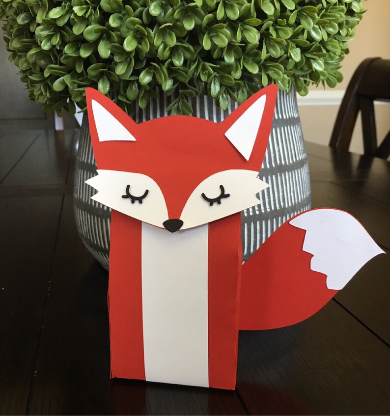 SVG/ PNG Fox Favor Box - Etsy