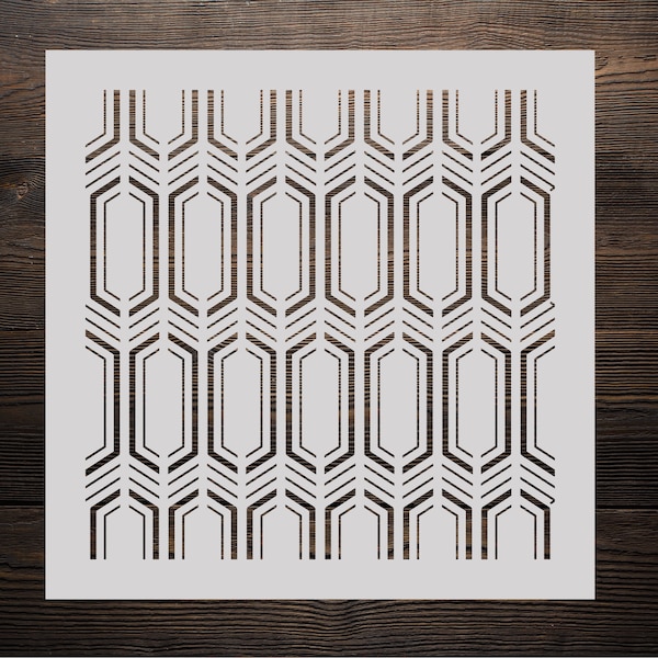 Geometric Stencil - Etsy