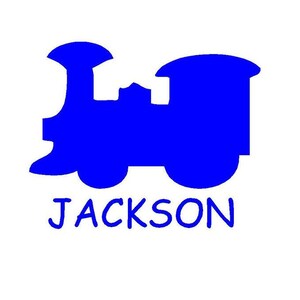 Custom Children Name Vinyl Wall Decal With Train - Etsy