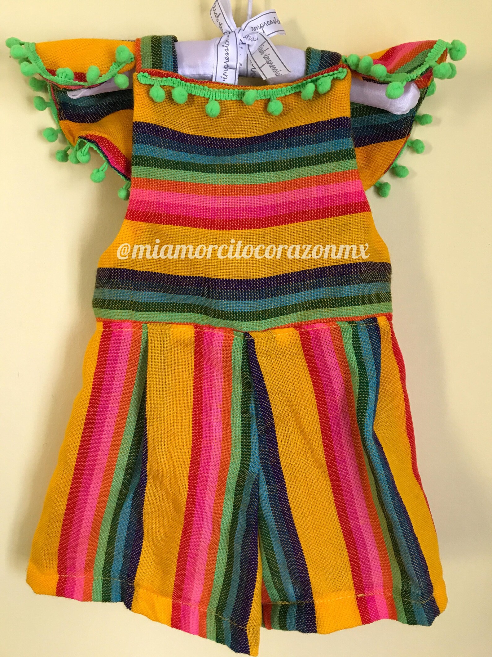 Mexican Fiesta Baby Jumpsuit First Fiesta Outfit Pom Poms - Etsy
