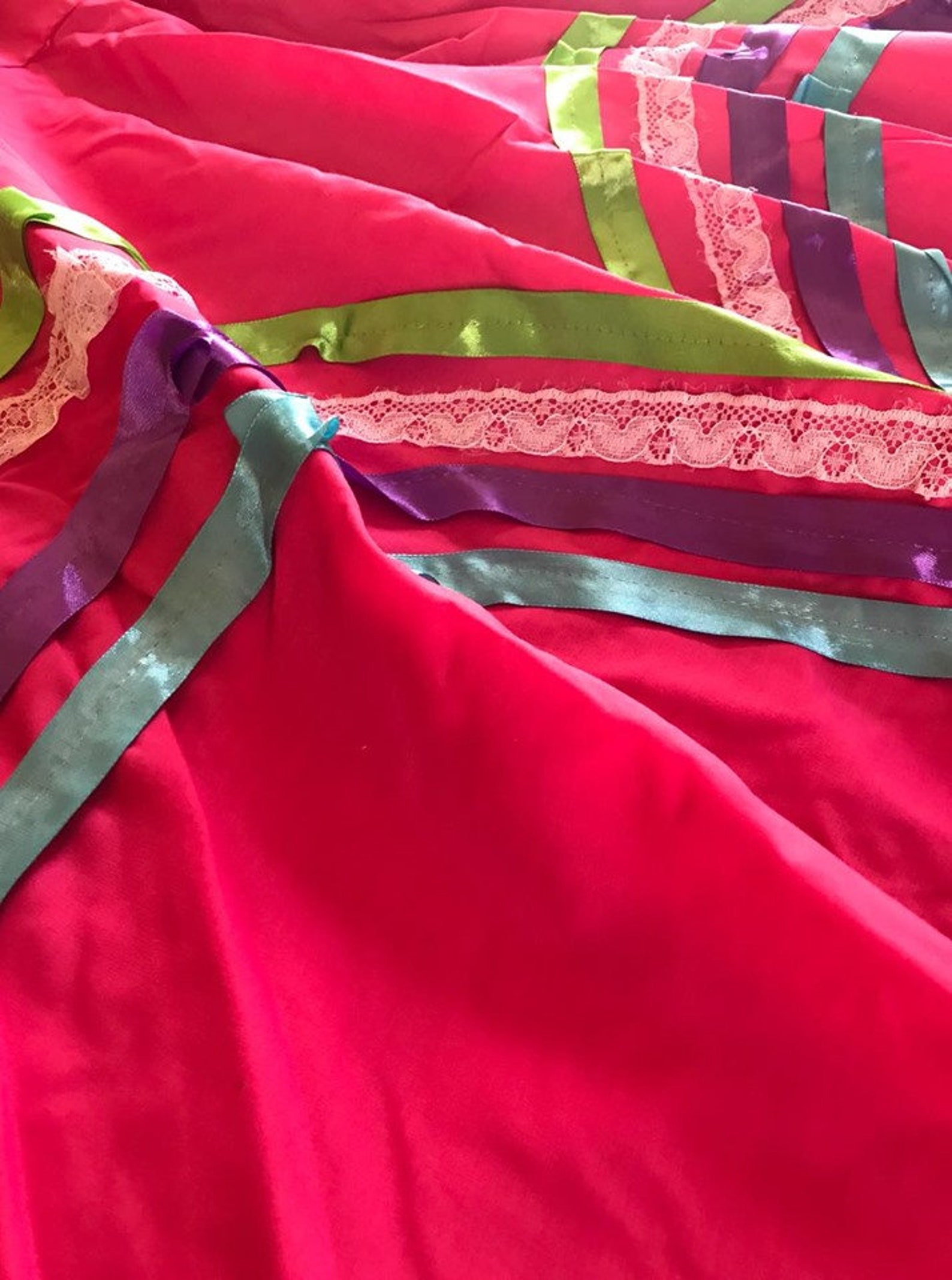Hot Pink Mexican Jalisco Dress Pink Adelita Dress Escaramuza | Etsy