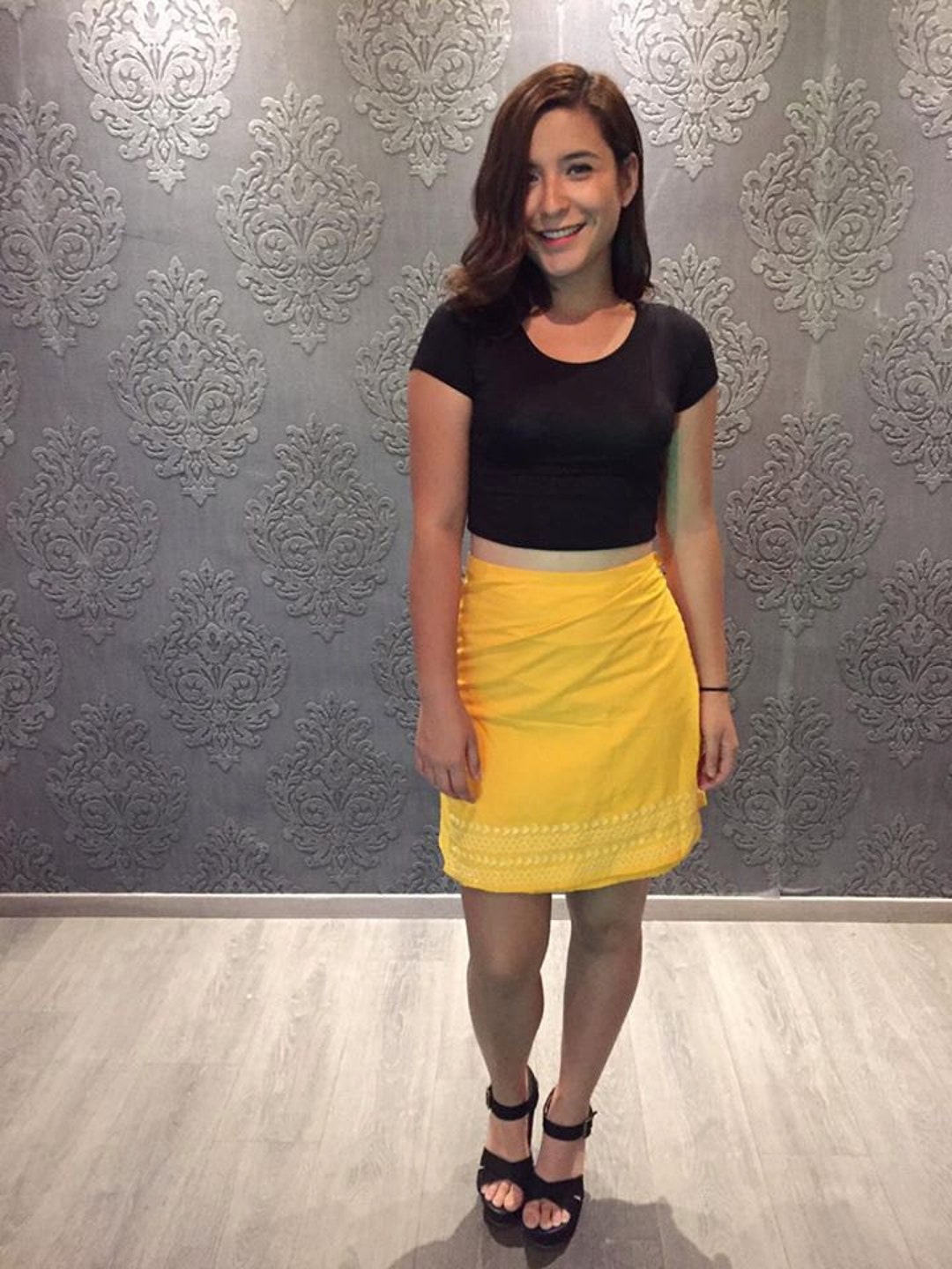Hand Embroidered Wrap Around Skirt, Mexican Skirt Women, Tropical ...