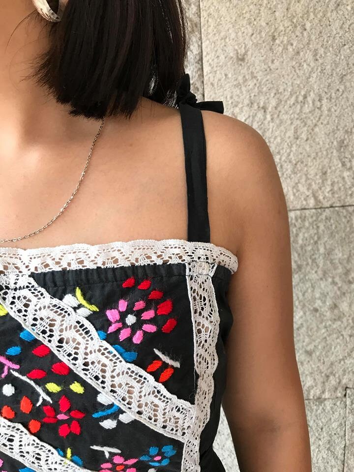 Vintage Mexican Dress 90's Vestido Mexicano Mexican Party - Etsy