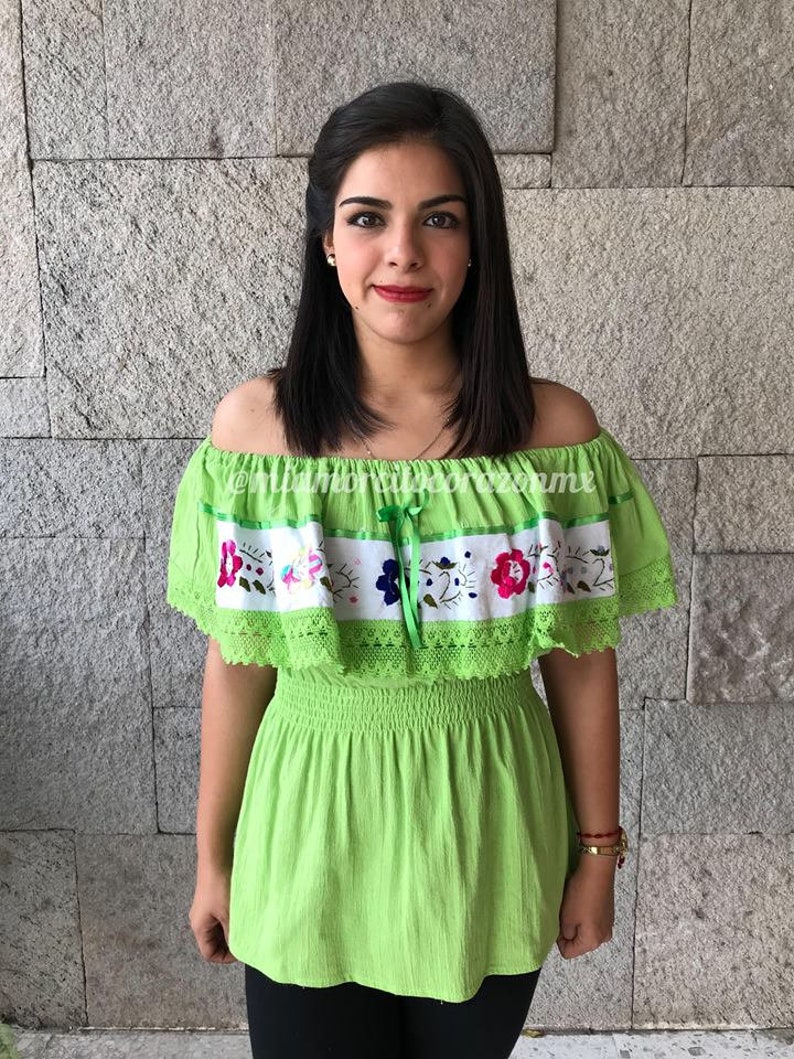 Mexican Blouse Blusa Mexicana off Shoulder Mexican Party - Etsy