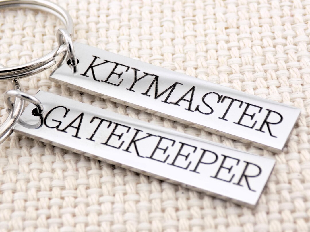 Keymaster Gatekeeper, Laser Engraved Keychain, Matching Set, Best ...