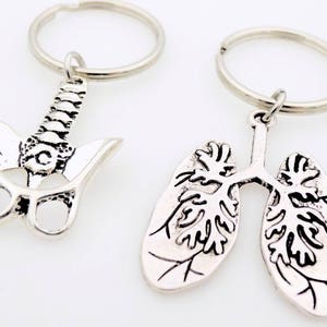 Spine Hip Pelvis or Lungs Anatomical Keychain Gift for Dr - Etsy