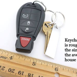 Custom Physics Keychain, Personalized Hand Stamped, E = Mc2, Science ...