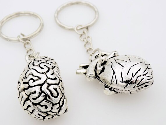 Anatomical Keychain Set Macabre Horror Halloween Zombie | Etsy