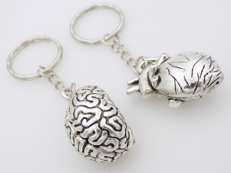 Anatomical Keychain Set Macabre Horror Halloween Zombie | Etsy