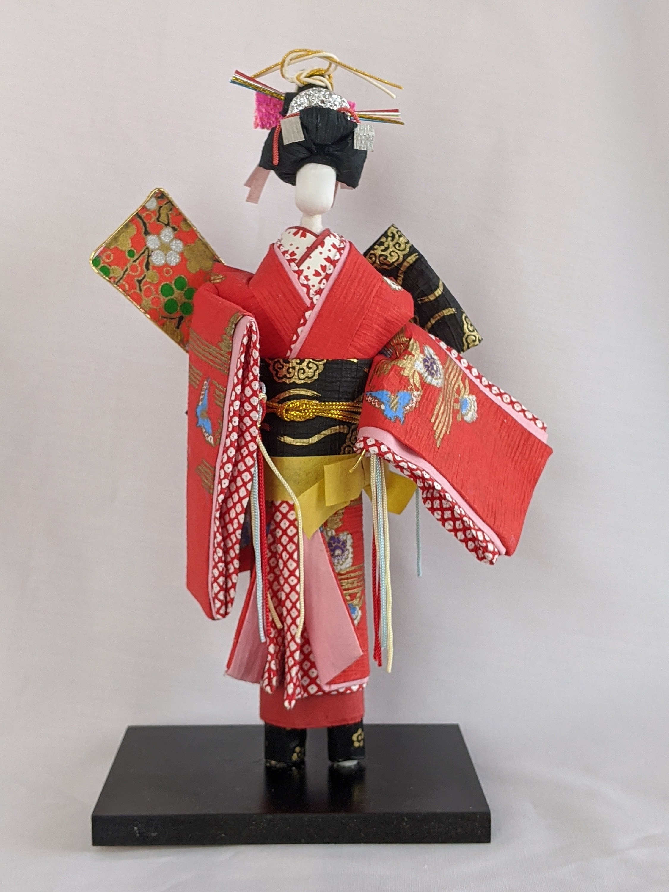 Art & Collectibles Washi paper doll Girls and Origami Art Dolls Dolls ...