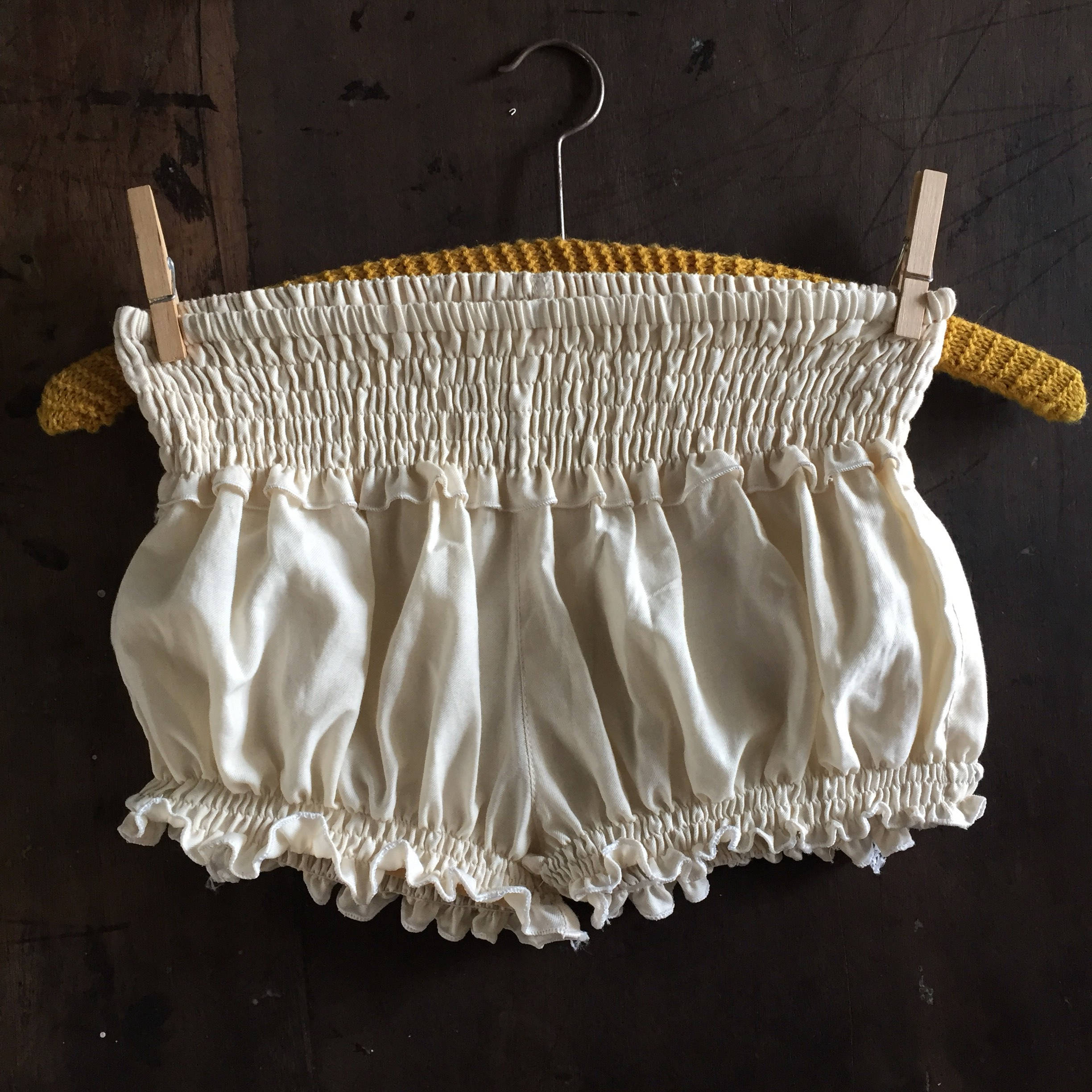 Women's Lingerie Set Unbleached Organic Cotton Lace | Etsy