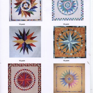 Not a Mariner's Compass - Paper Pieced Quilt Pattern With Many ...