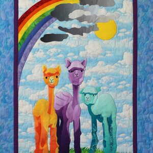 Alpaca Love Baby Quilt Pattern: Easy Applique Design (PDF Pattern) Fun ...