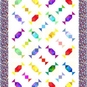 Lolly Scramble - Quilt Pattern - Great for Child or Baby's Bed. - Etsy