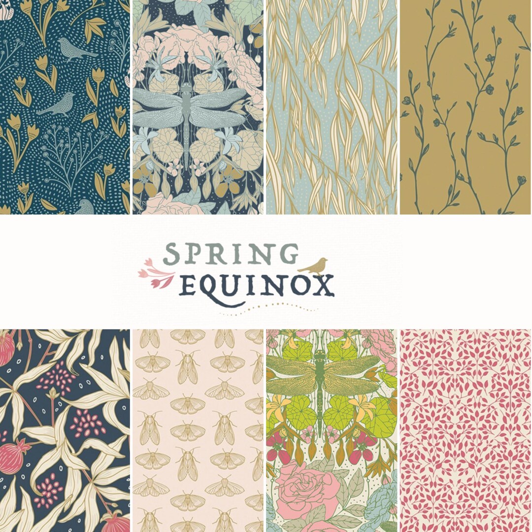 Spring Equinox for Art Gallery Fabrics Libellule Ascension / Awakening ...