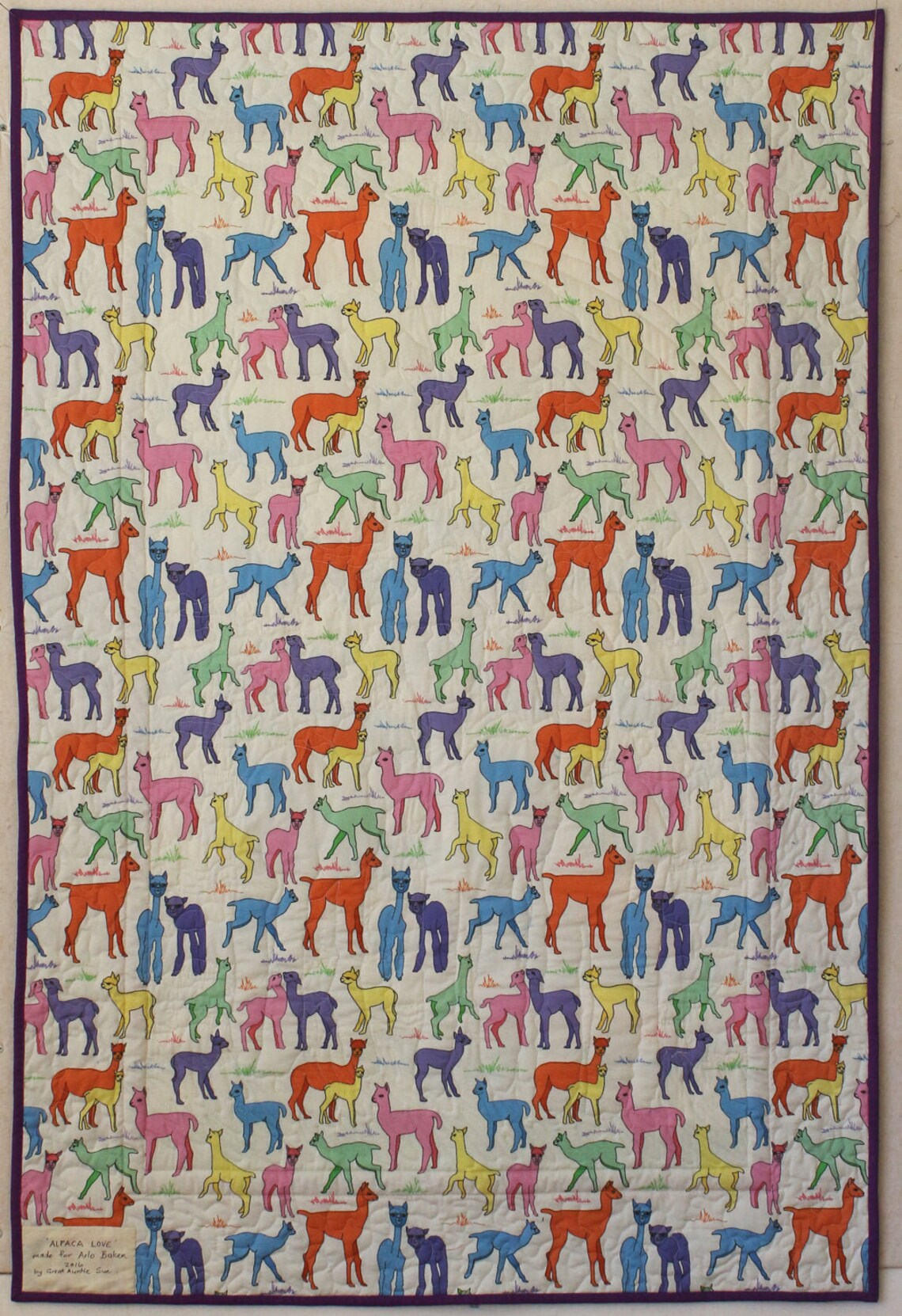 Alpaca Love Baby Quilt Pattern: Easy Applique Design (PDF Pattern) Fun ...