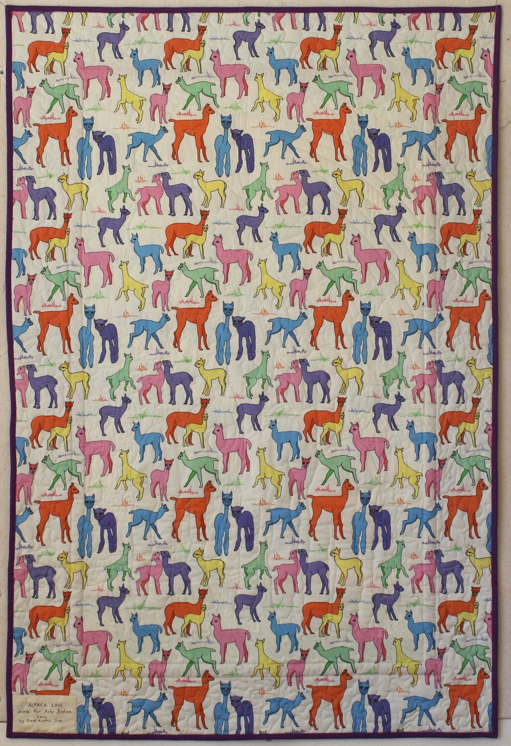 Alpaca Love Baby Quilt Pattern: Easy Applique Design (PDF Pattern) Fun ...