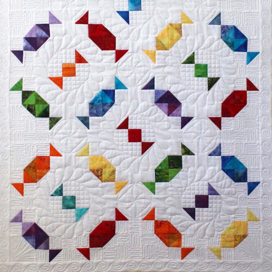 Lolly Scramble - Quilt Pattern - Great for Child or Baby's Bed. - Etsy