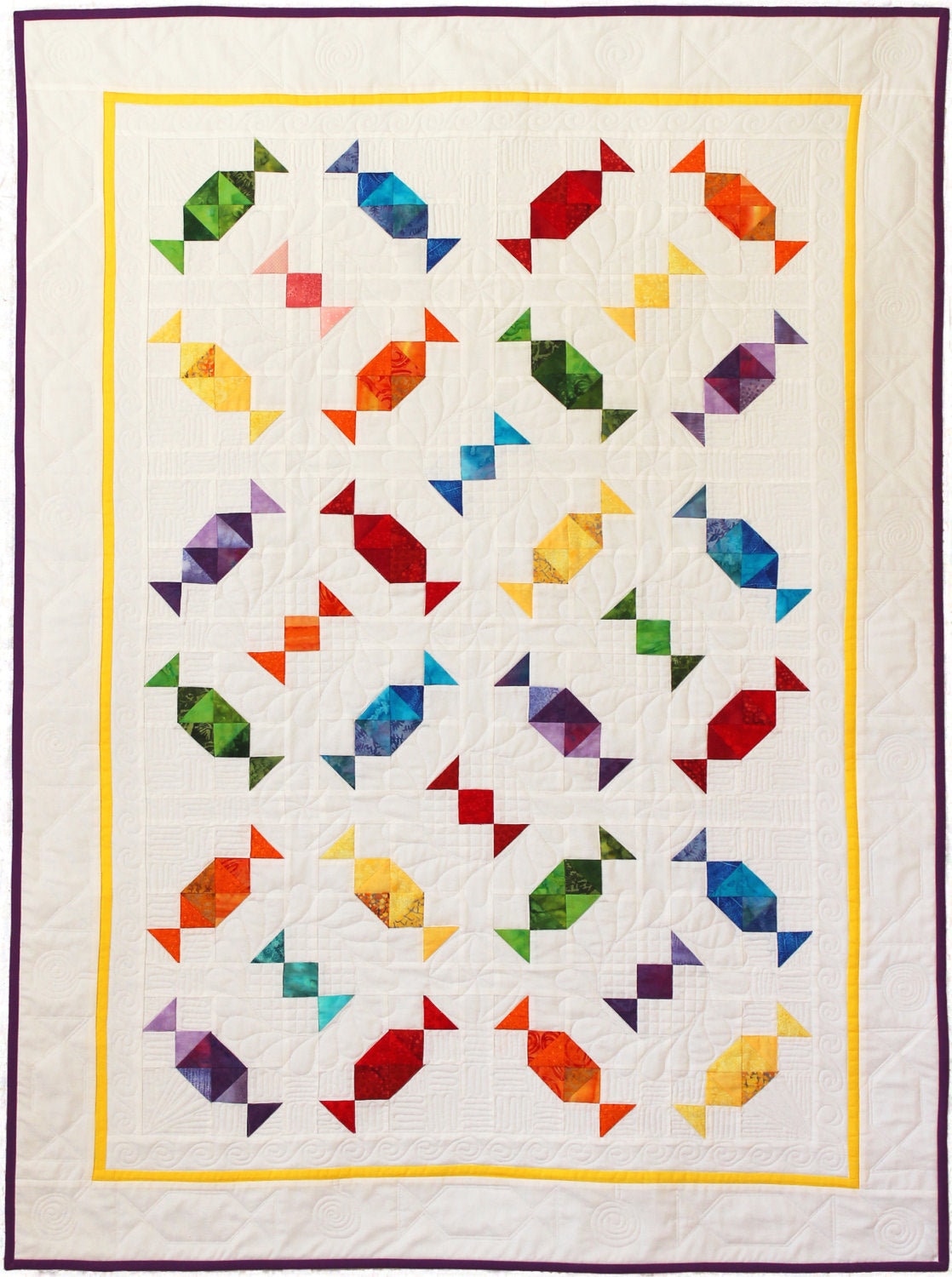 Lolly Scramble - Quilt Pattern - Great for Child or Baby's Bed. - Etsy