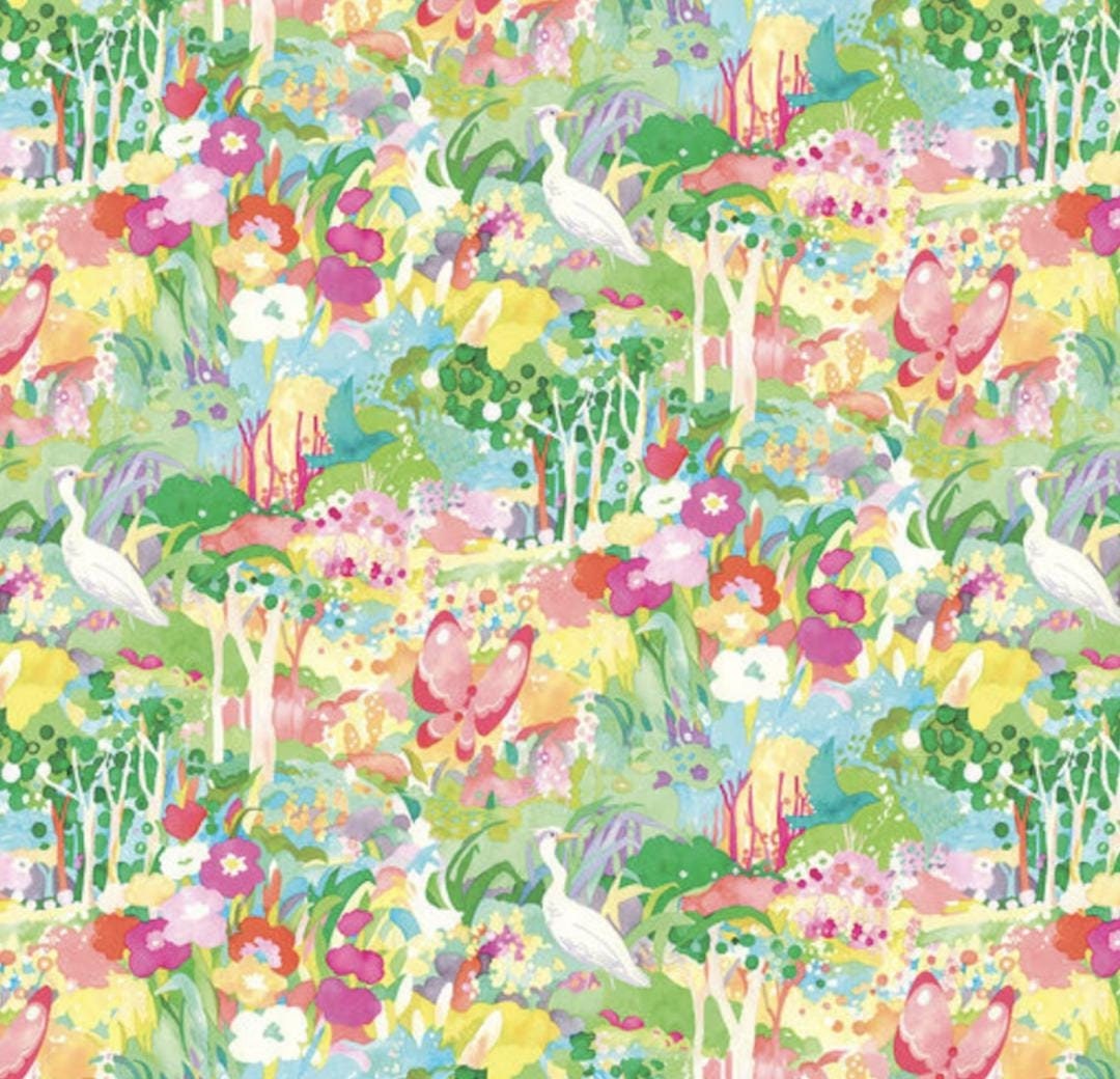 Whimsy Wonderland Rainbow by MOMO for Moda Fabrics - Quilt Fabric ...