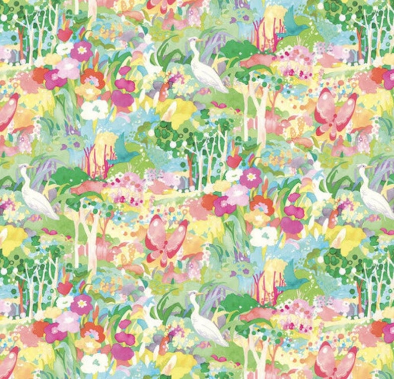 Whimsy Wonderland Rainbow by MOMO for Moda Fabrics - Quilt Fabric ...