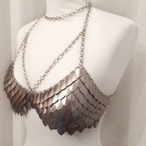 DRAGON HARNESS - Scalemaille Top Armour With Steel Chains - Medieval ...