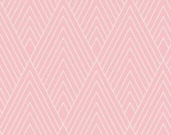 Geometric Pink Fabric - Etsy