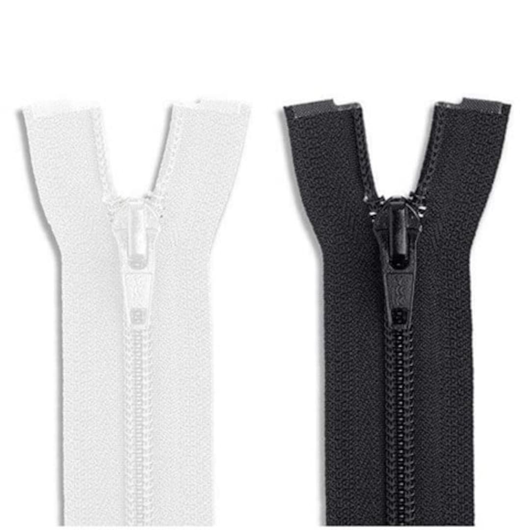 Bag Making ZIPPER, Cut to Size, #5 Zipper, Separating Zipper, 18" Nylon ...