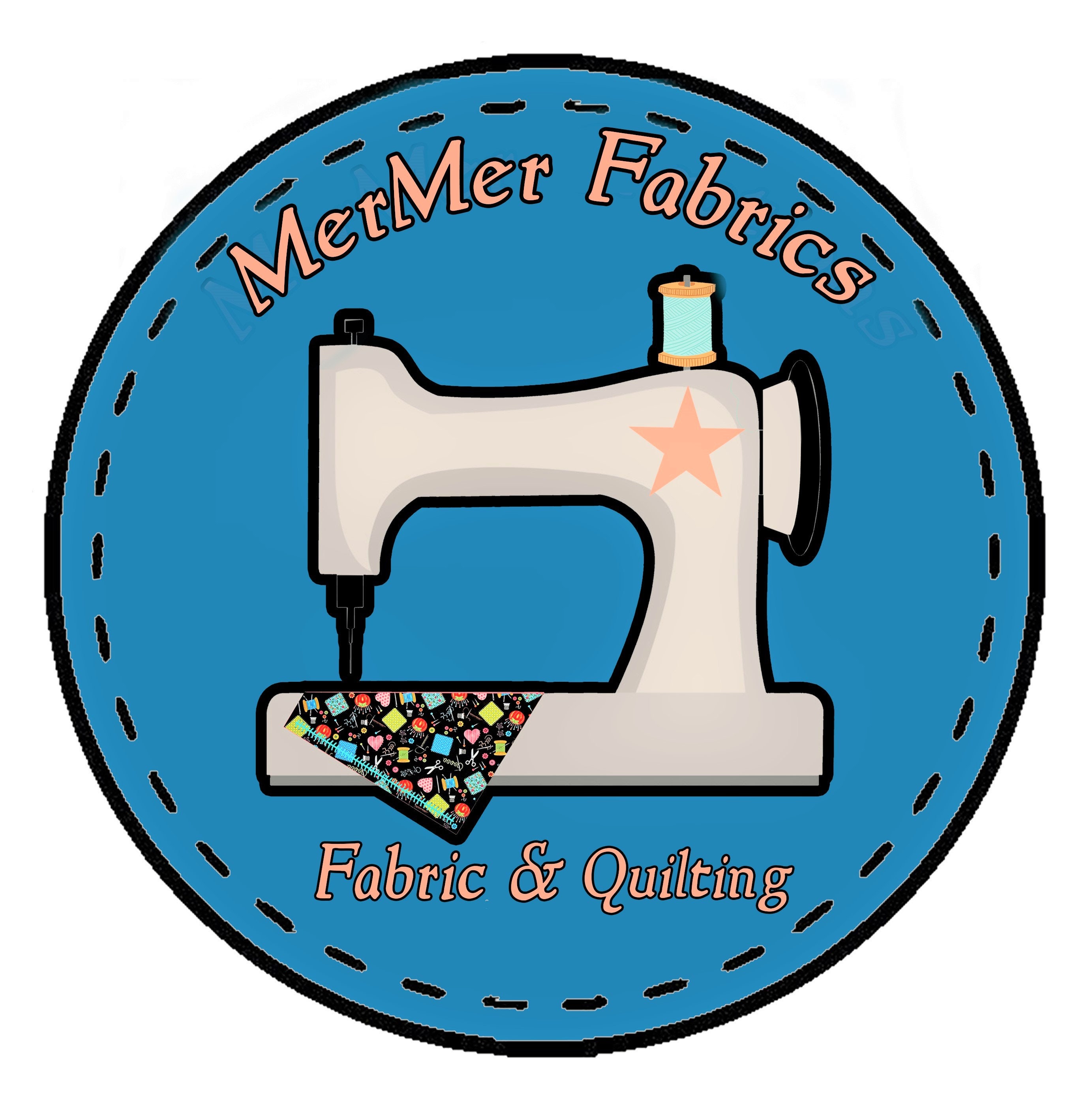 Indigo Sky Decostitch Elements Blue Quilting Cotton Blender - Etsy