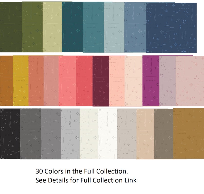 Indigo Sky Decostitch Elements Blue Quilting Cotton Blender - Etsy