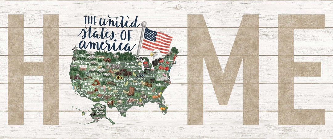 USA HOME Panel, United States of America, North America, Country ...