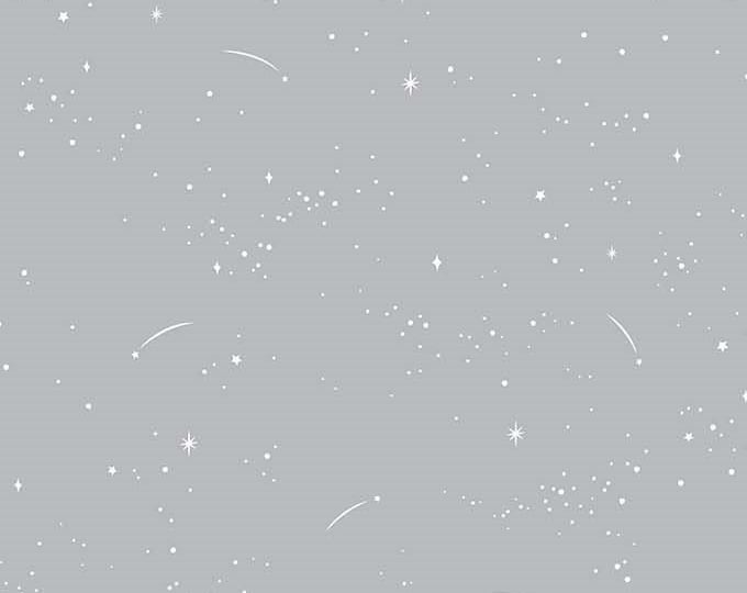 Light Gray Shooting Star Space Fabric, by FIGO Fabrics (northcott) - Etsy