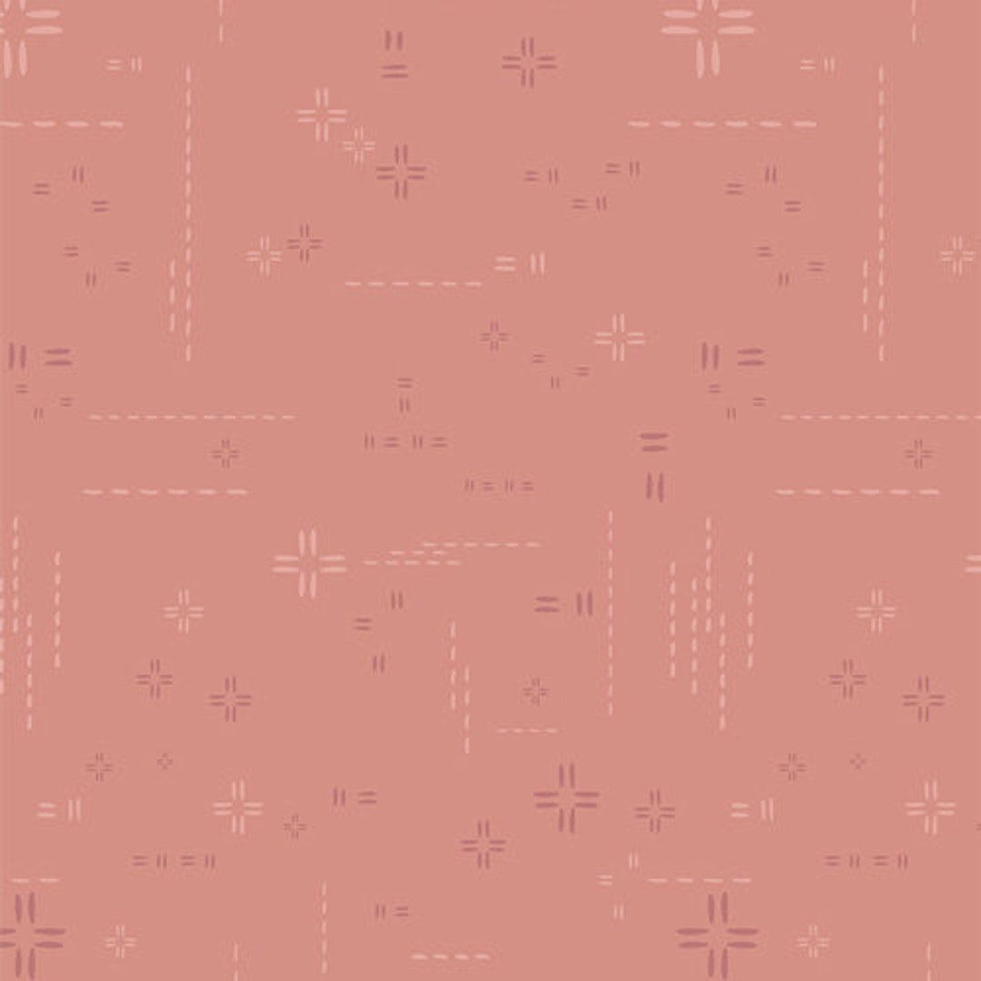 Rosebud, Decostitch Elements, Rose Pink Quilting Cotton Blender Fabric ...