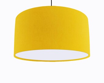 Yellow Lampshade | Etsy UK