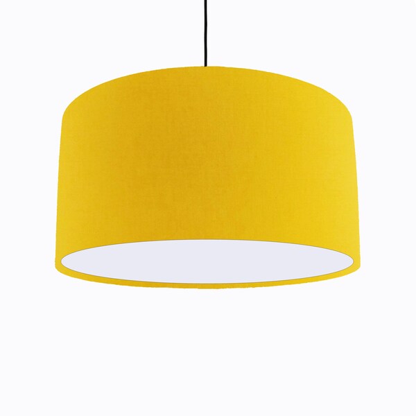 Yellow Lampshade - Etsy UK