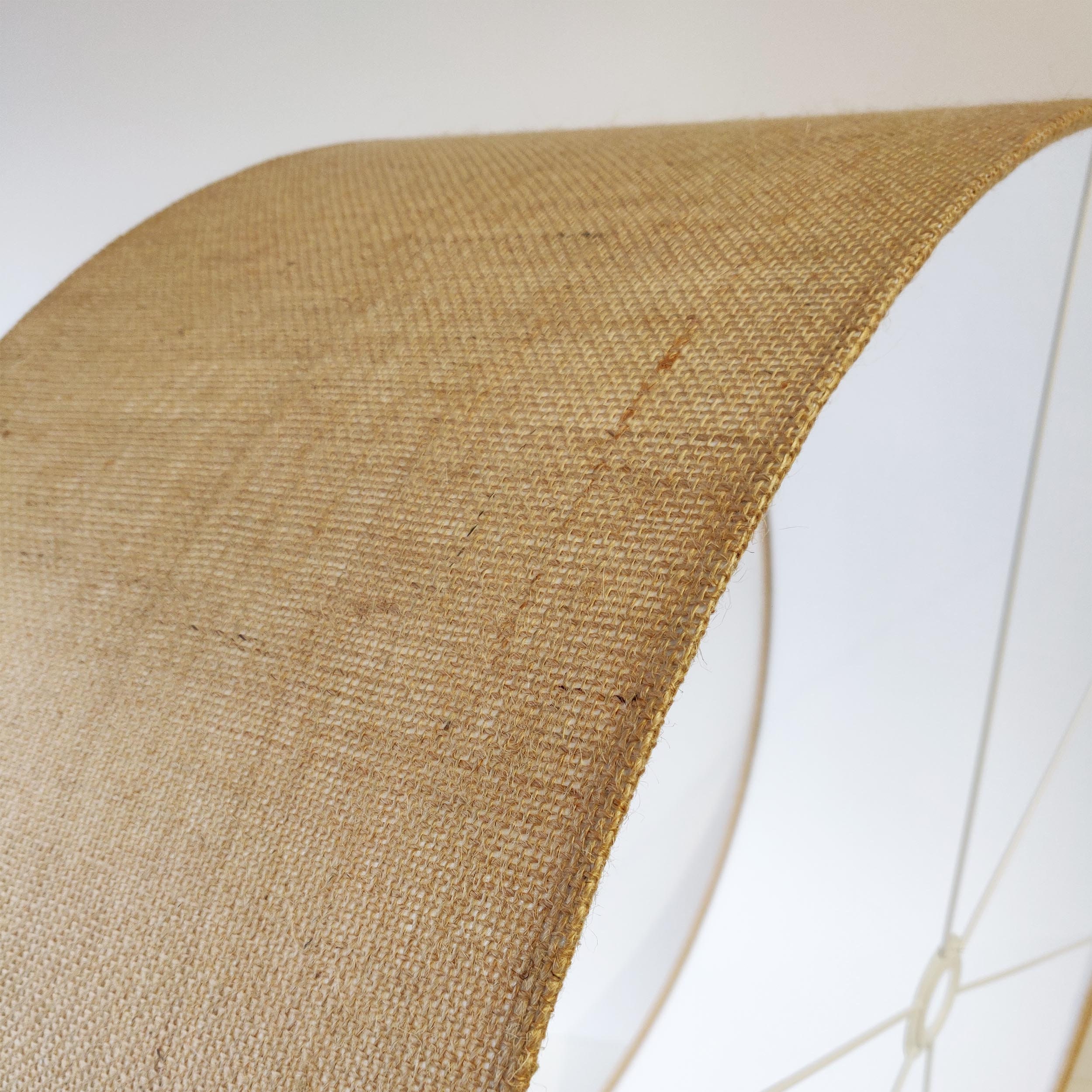 Extra Large Natural Hessian Lampshade With Diffuser - Etsy UK