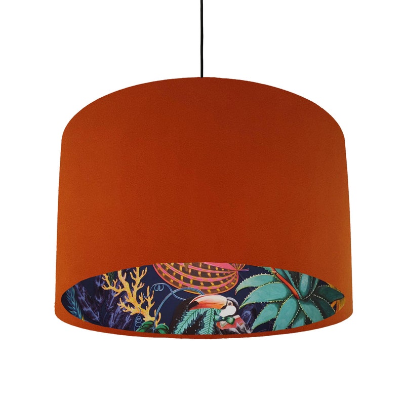 Orange Ceiling Light - Etsy UK