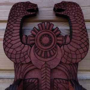 Thulsa Doom Sword Wall Mount – Multilayer Wood Conan Atlantean Sword ...