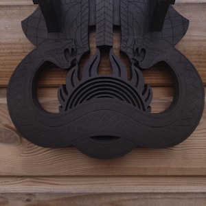 Thulsa Doom Sword Wall Mount – Multilayer Wood Conan Atlantean Sword ...