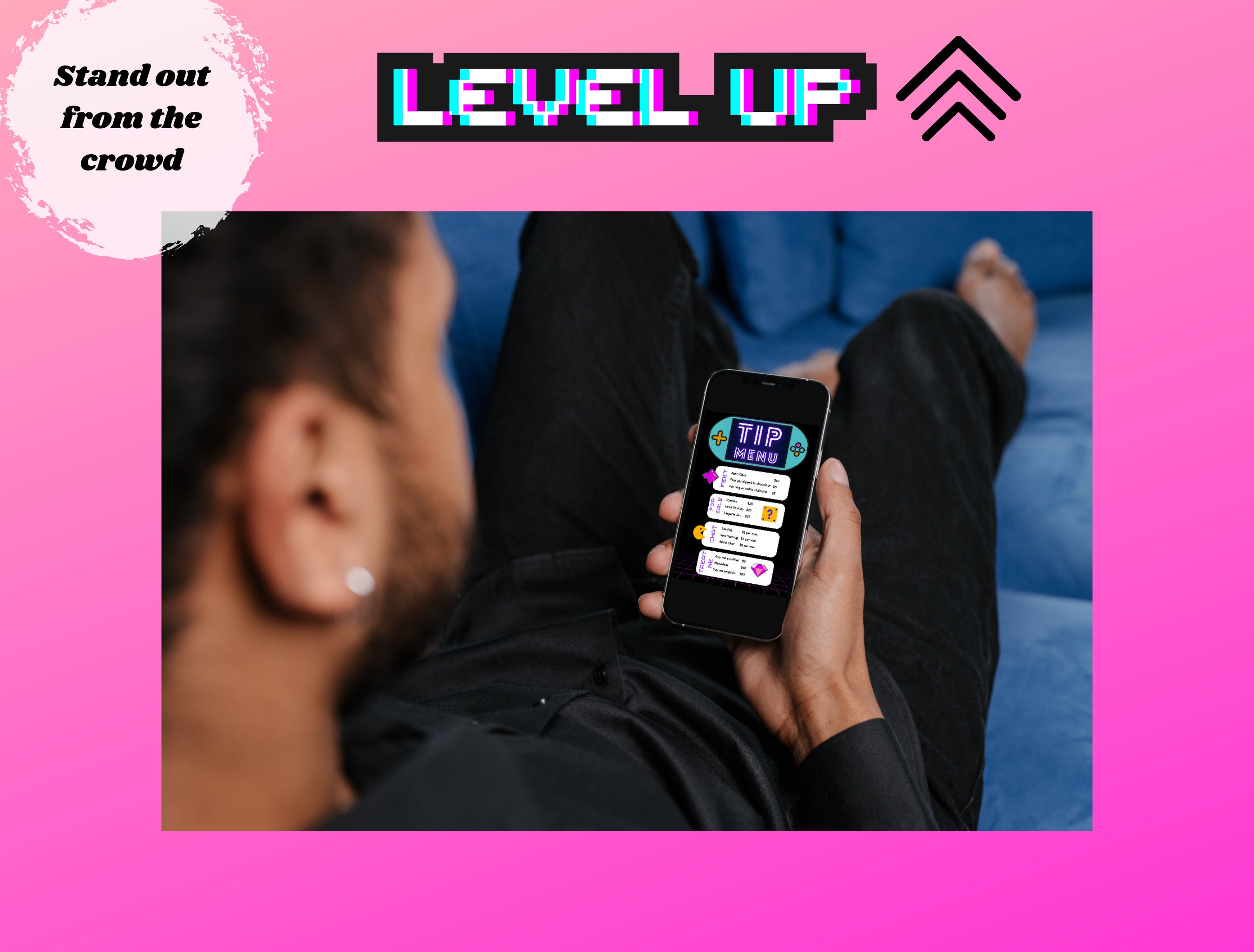 Onlyfans Tip Menu, Gamer Themed Tip Menu, Editable Canva Template ...