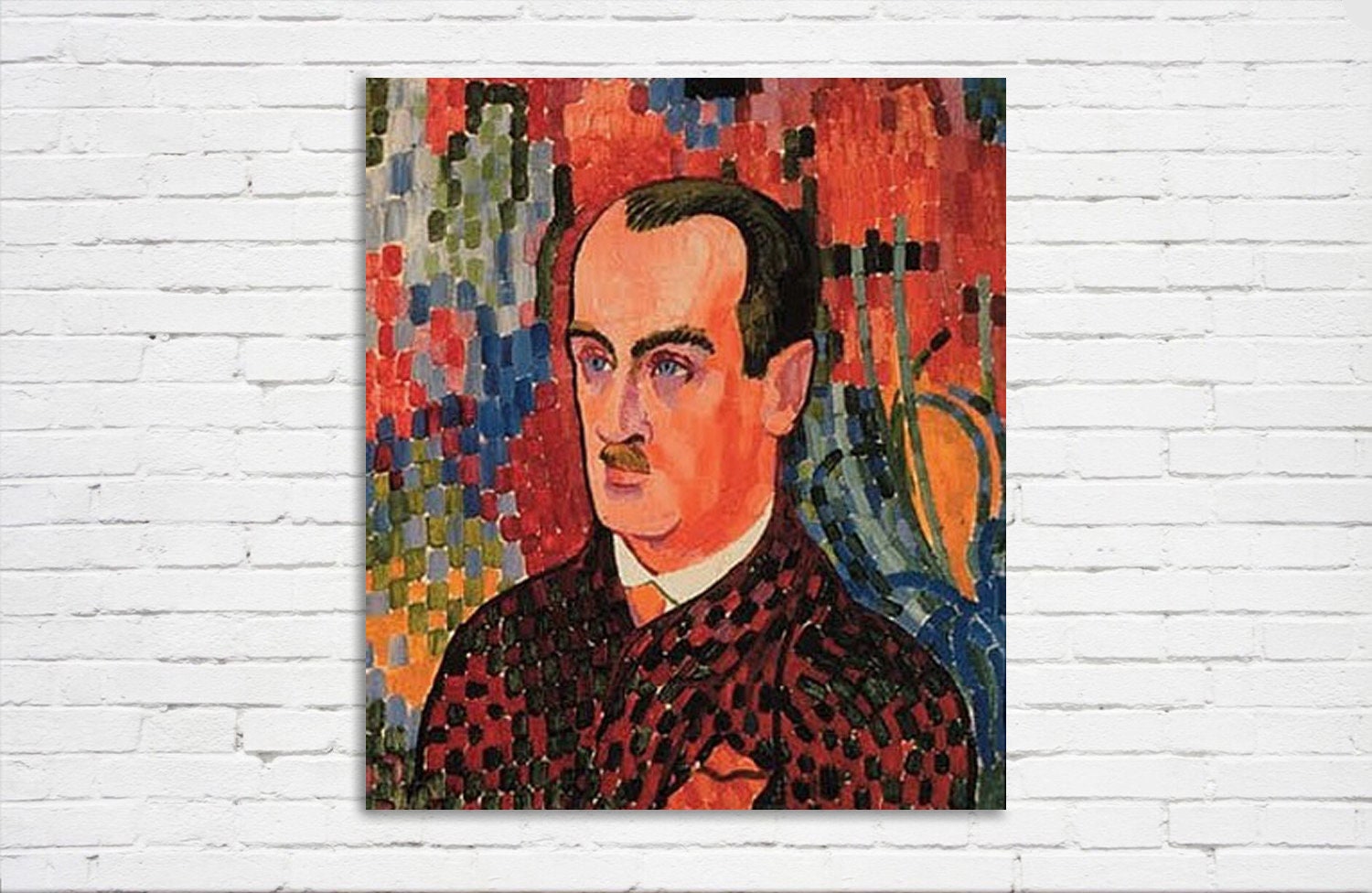 Robert Delaunay : Portrait of Wilhelm Uhde 1907 Museum | Etsy