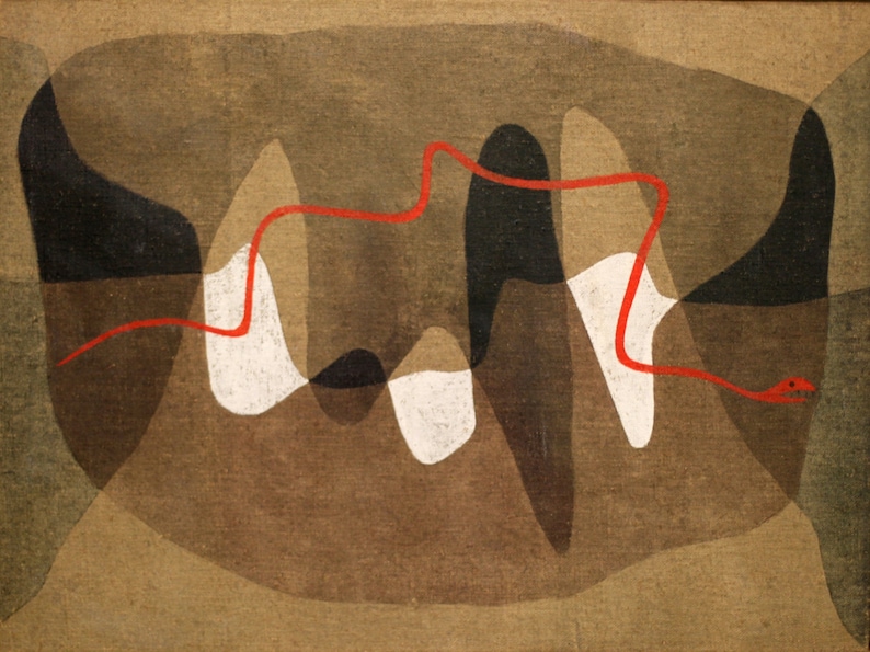 Paul Klee : Snake Way 1924 Museum Quality Oil Painting - Etsy