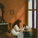 Edward Hopper, Girl at a Sewing Machine 1921, Hand Painted Museum ...